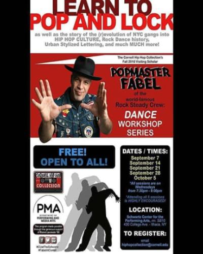 Hip-hop dance workshop series: learn to pop and lock with Popmaster ...